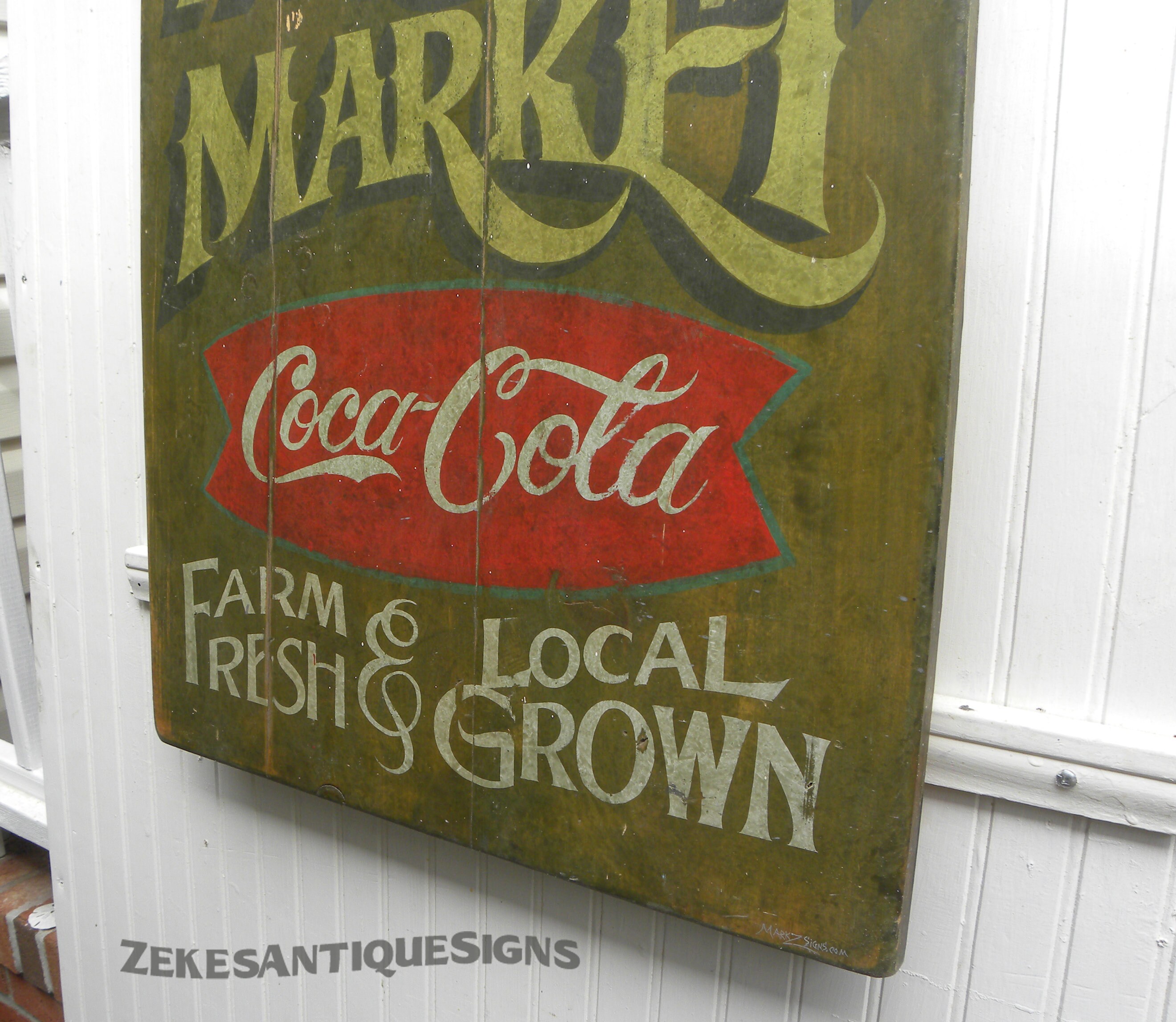 Farmers Market Sign Original Hand Painted Vintage Look Sign | Etsy