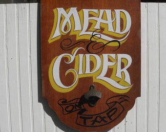 Mead Sign. Hand Painted Original Wooden. Makes a Great Gift | Etsy