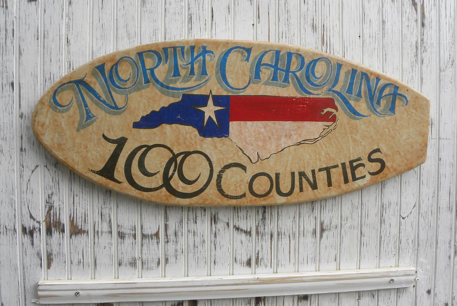 Cape Lookout Lighthouse Hand Painted Sign Original Beach | Etsy