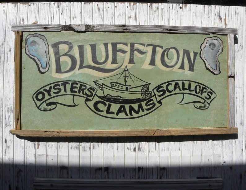 Seafood Market Sign Original Hand Painted . Great Seafood - Etsy