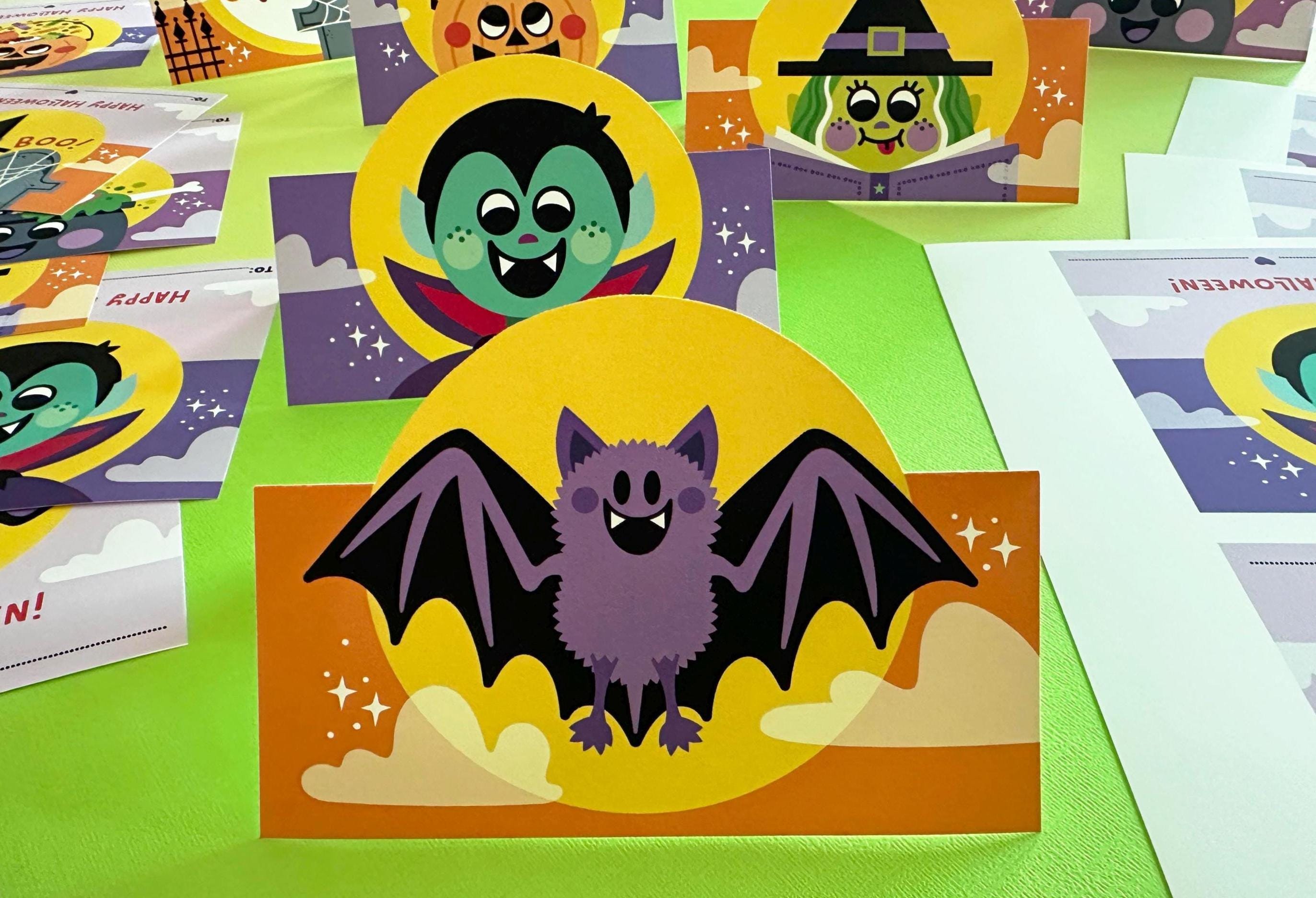 Halloween Goodie Bag Toppers, Party Printable, Digital File - Etsy