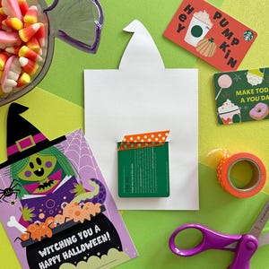 Witch Gift Card Holder, Printable Party Favor, Halloween Treat - Etsy