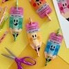 Back to School Pencil Topper, Printable Gift Tag, Instant Download - Etsy