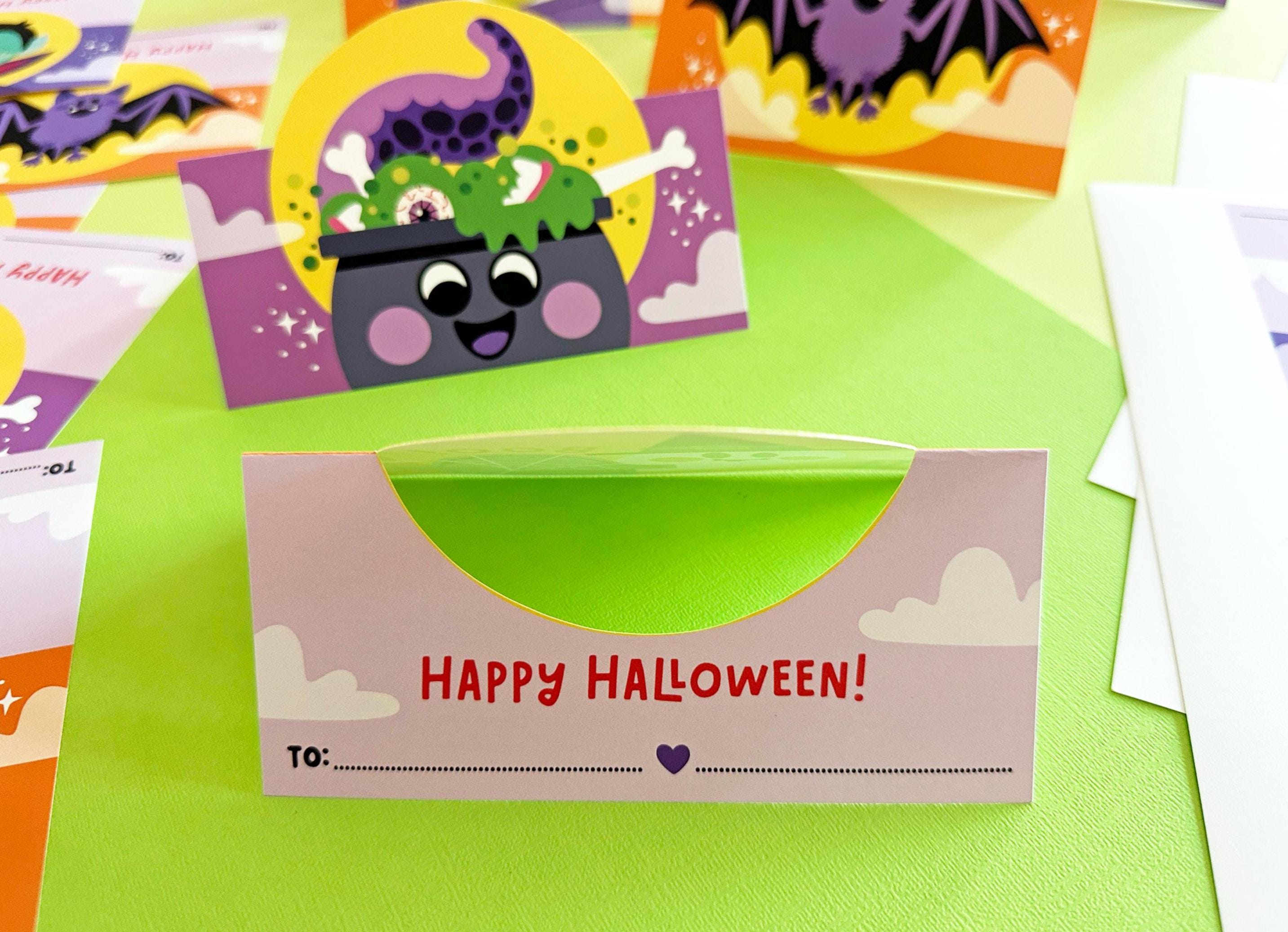Halloween Goodie Bag Toppers, Party Printable, Digital File - Etsy