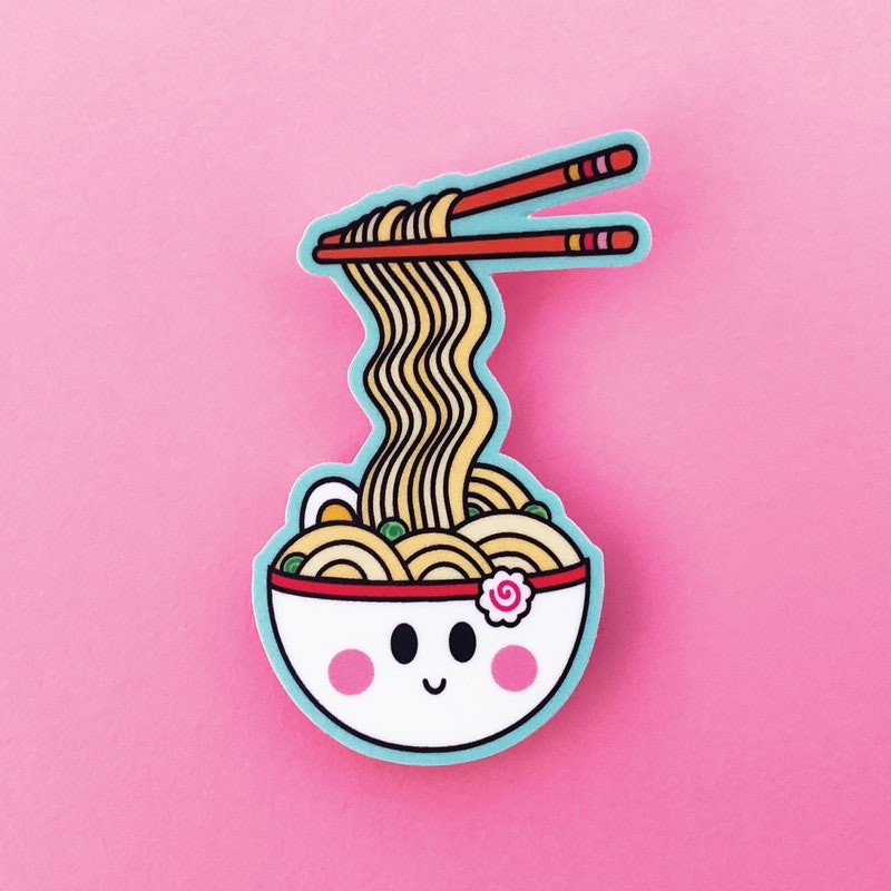Ramen Stickers - Etsy