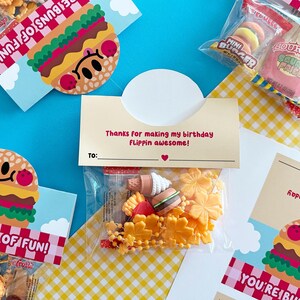 Cheeseburger Goodie Bag Topper, Birthday Party Printable - Etsy
