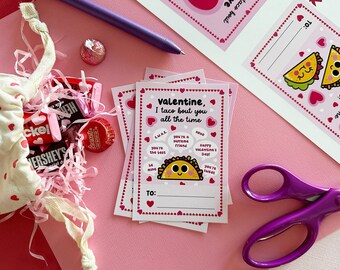 Food Pun Valentine Printable Bundle - Valentines Day Printable Cards ...