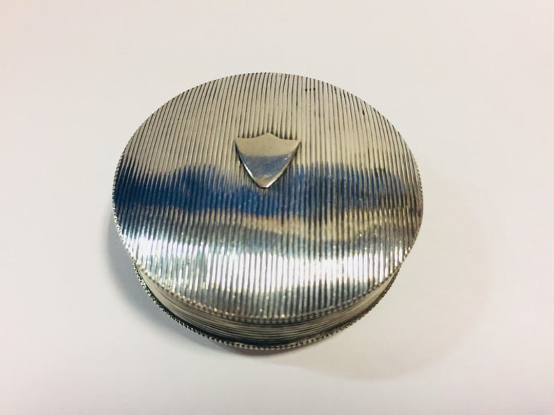 Art Deco Sterling Powder Compact, Sterling Silver Powder Box, Sterling ...