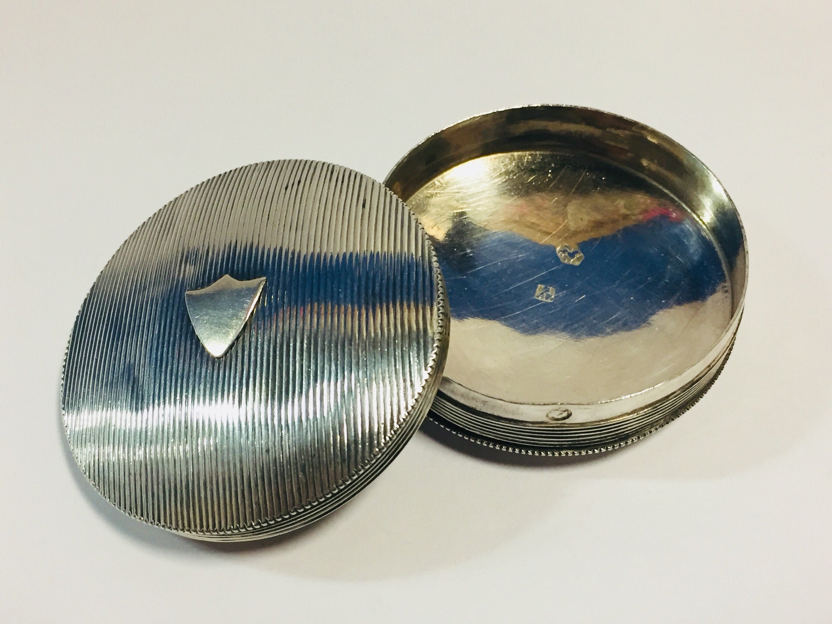 Art Deco Sterling Powder Compact, Sterling Silver Powder Box, Sterling ...