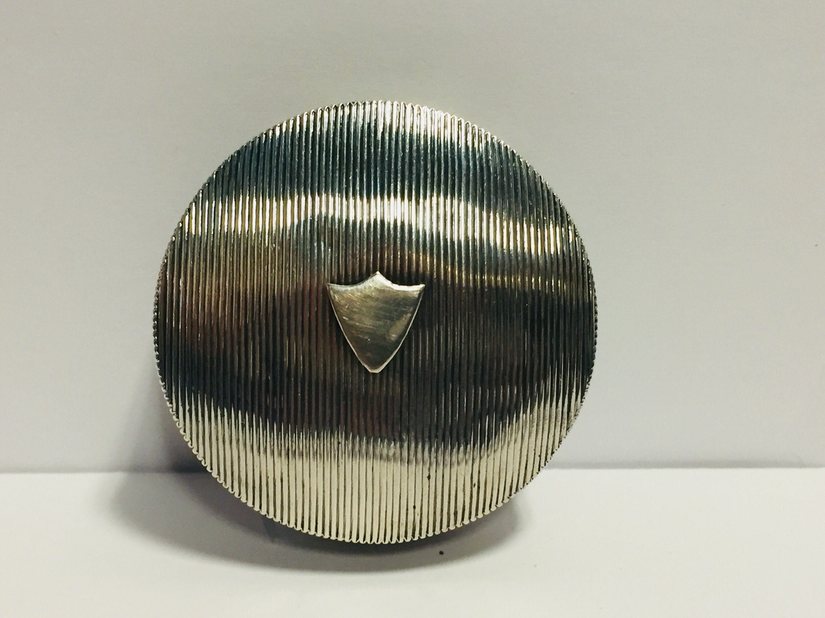 Art Deco Sterling Powder Compact, Sterling Silver Powder Box, Sterling ...