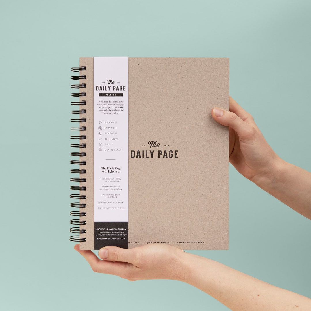 The Daily Page 6-month Planner - Etsy