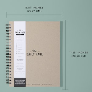 The Daily Page 3-month Planner & Journal - Etsy