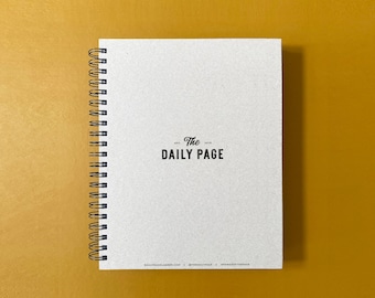 The Daily Page 3-month Planner & Journal | Etsy