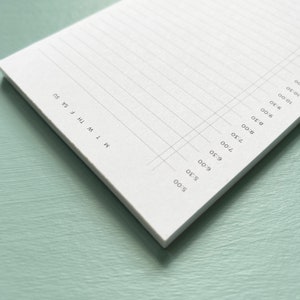 The Schedule Creator Notepad - Etsy
