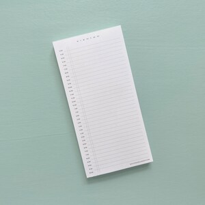 The Schedule Creator Notepad - Etsy