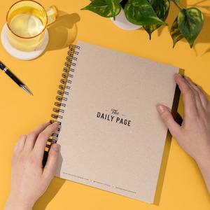 The Daily Page 3-month Planner & Journal - Etsy