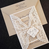Lace Invitation - Etsy