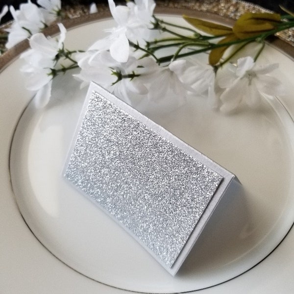 Glitter Place Cards - Etsy