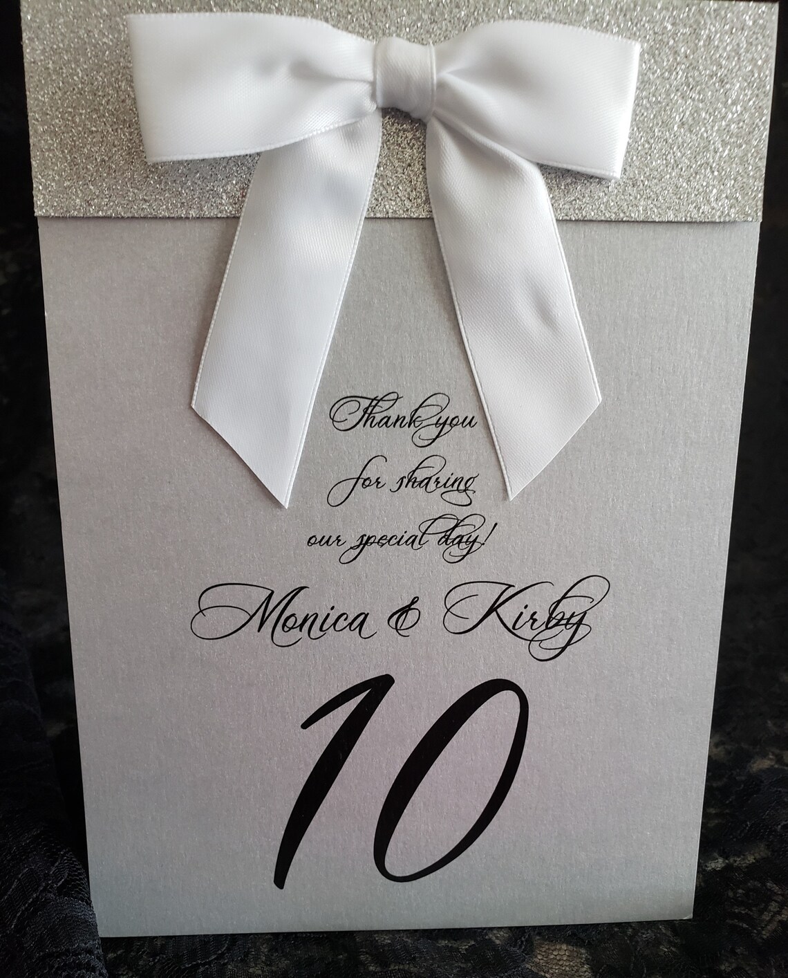 Table Number Cards Silver Glitter Table Card Glitter Table - Etsy