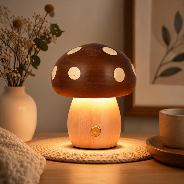 Wooden Led Mood Light - Etsy UK