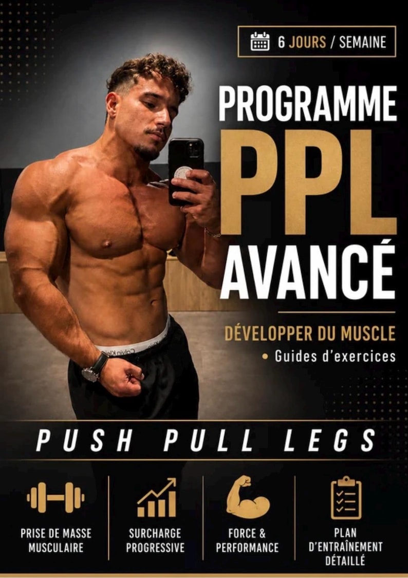 Advanced PPL Bodybuilding Program | Muscle Gain & Hypertrophy | 6-day ...