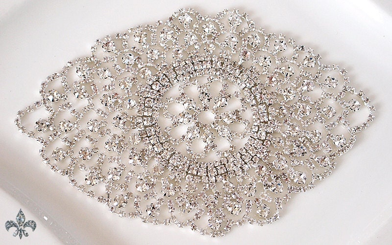 Rhinestone Applique Rhinestone Embellishment Rhinestone - Etsy