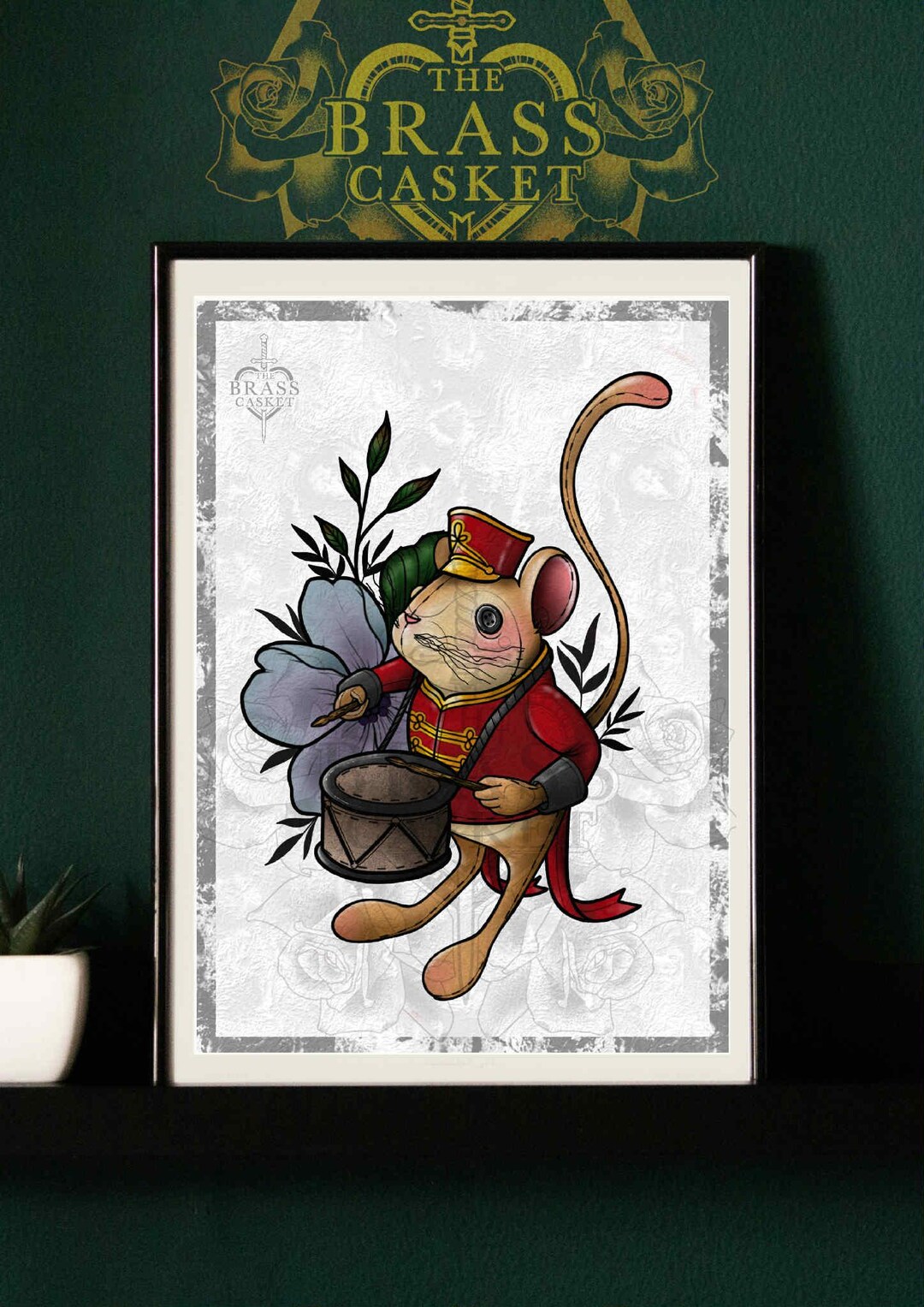 Textured Art Prints | A5 A4 A3 Wall Decor | Circus Mice - Etsy