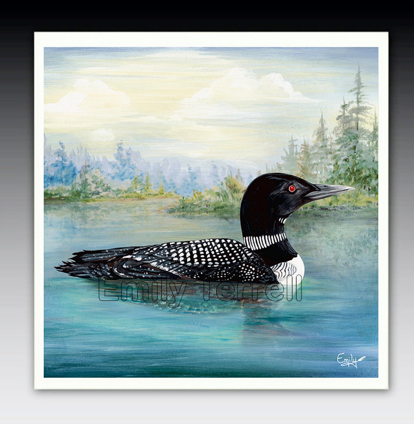 Loon Prints Loon Duck Print Loons Prints Paintings Home | Etsy