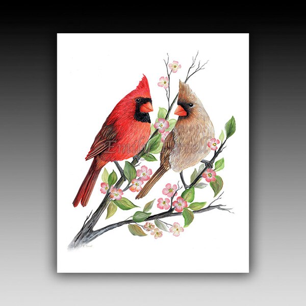 Cardinal Pair Svg - Etsy