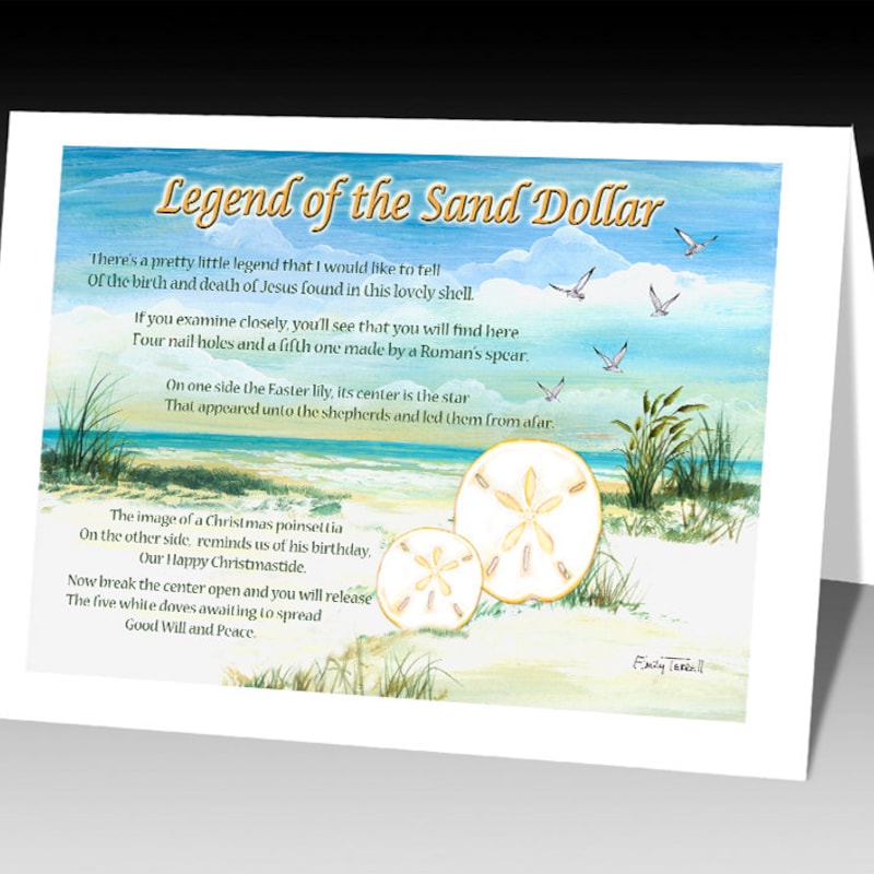 Sand Dollar Legend - Etsy