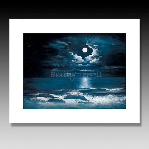 Full Moon Art - Etsy