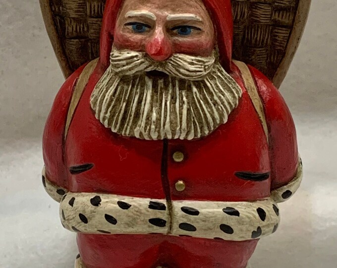 Vintage Leo R Smith III - Folk Art Santa - Patriotic Santa - Limited ...