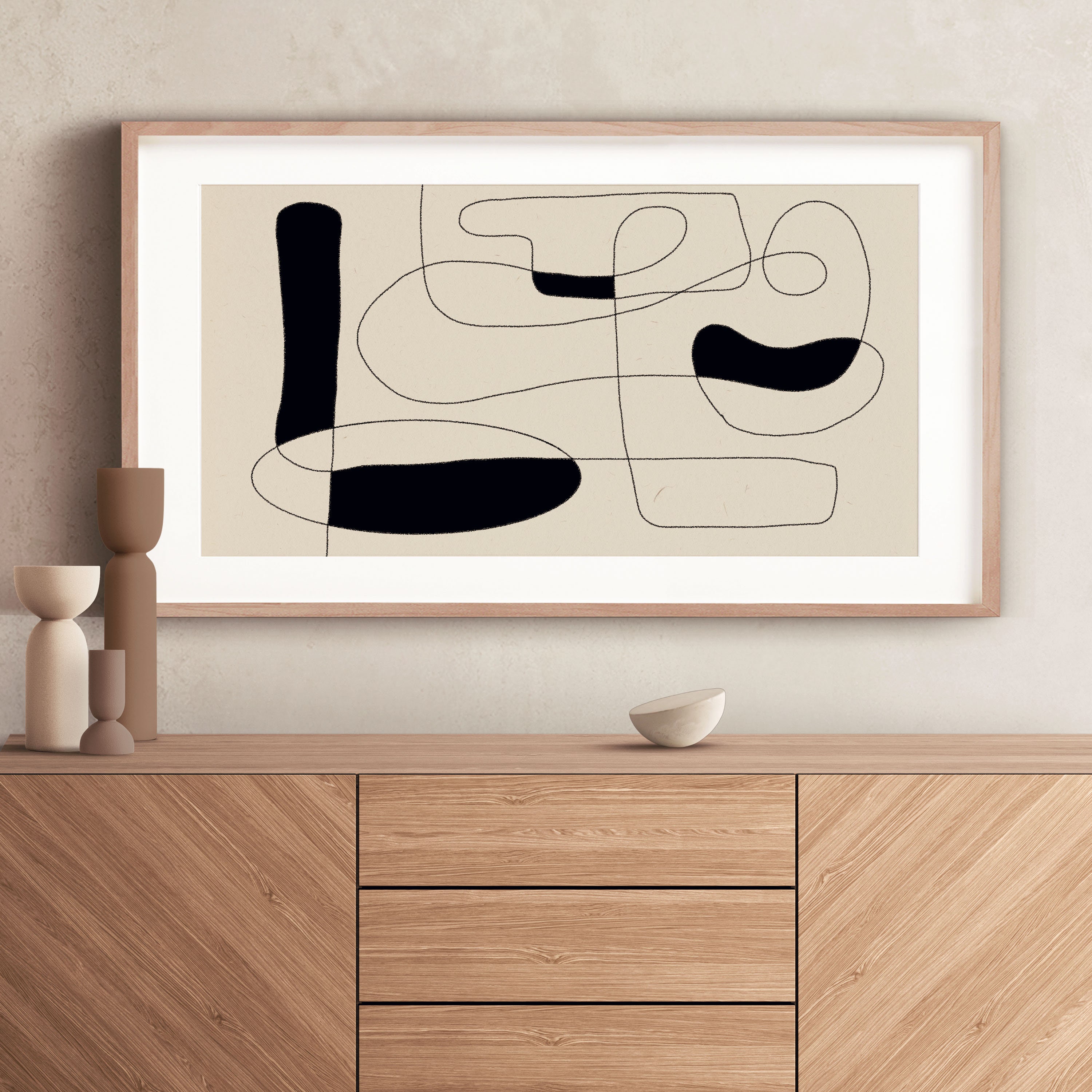 Samsung Frame TV Art, TV Art Abstract, Window Frame TV Art, Samsung ...