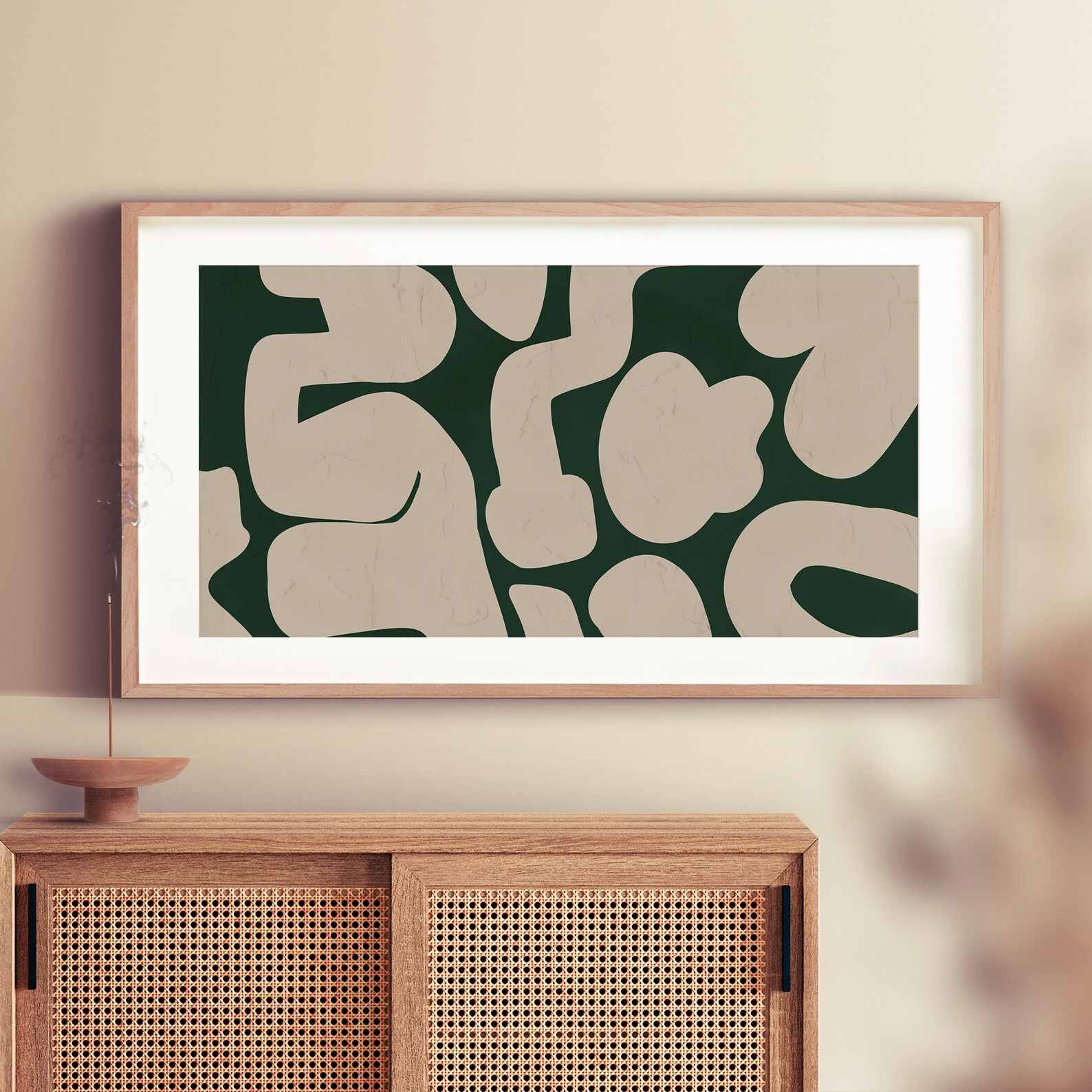 Samsung Frame TV Art, Chunky Abstract Art, Window Frame TV Art, Samsung ...