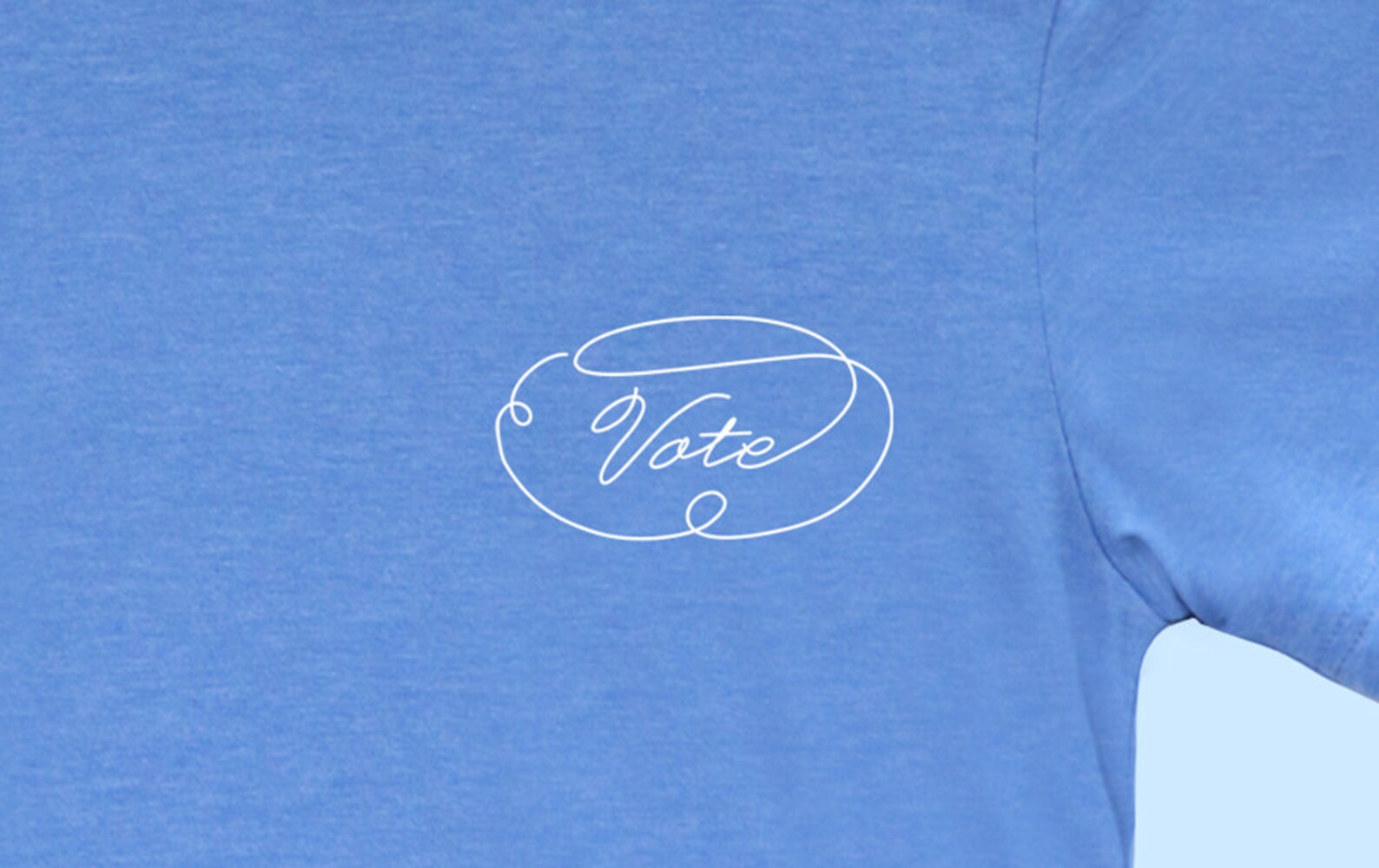 VOTE Cursive Script Shirt | Etsy