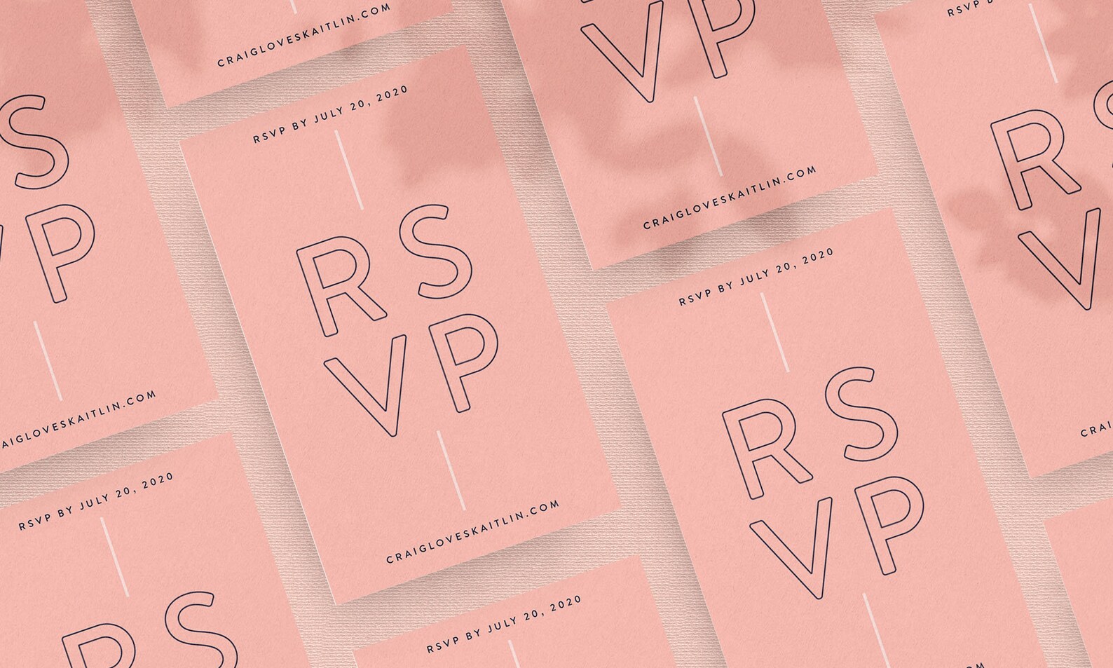 Palm Springs Retro Script Wedding Invitation Suite Template - Etsy