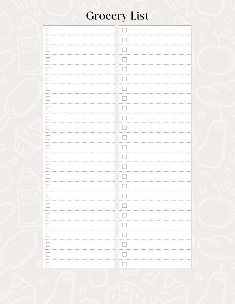Weekly Goal and Meal Planner - A4 - Etsy