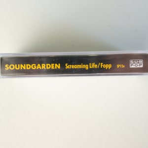 RARE SEALED 1990 SOUNDGARDEN Cassette - Screaming Life/fopp - Subpop ...