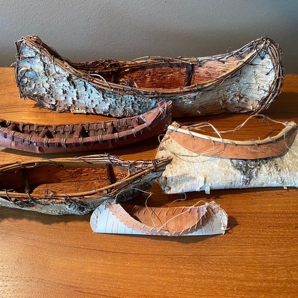 Birch Bark Canoe - Etsy
