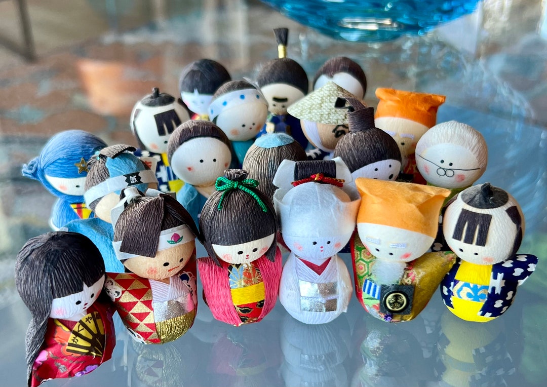 The Cutest Set! 19 Okiagari-koboshi ( Self Righting/do Not Fall Over ...