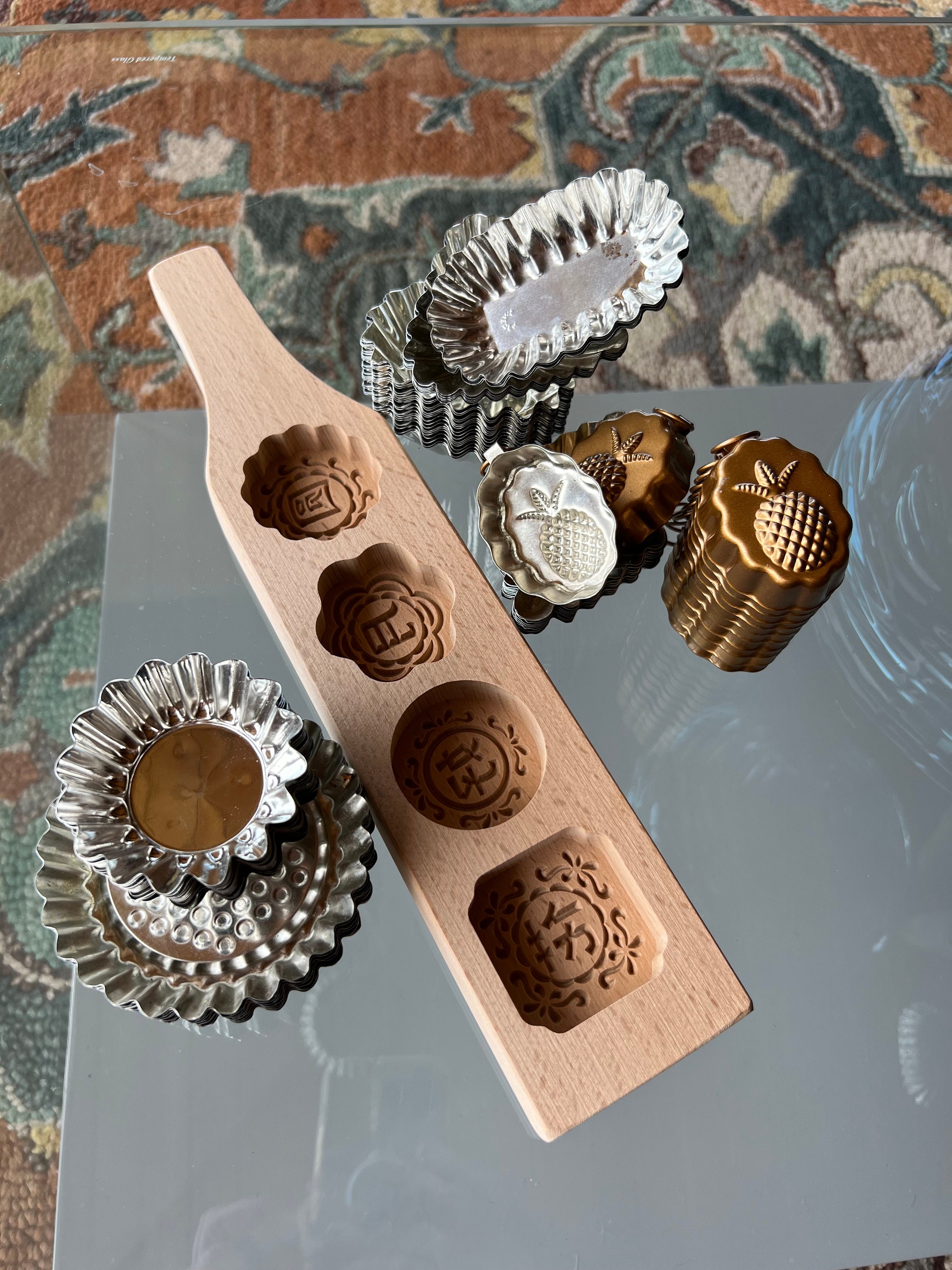 Time for Tarts! A Variety of 72 Mold - Metal Sandbakkel Tart Tins in an ...