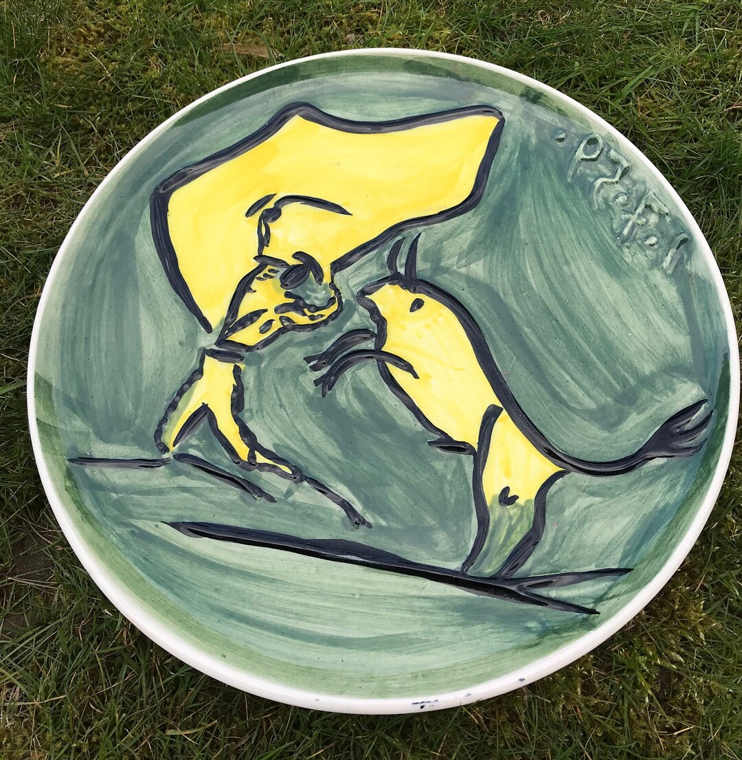 Interesting and Rare Collectible Large Platter in the Manner Of/after ...