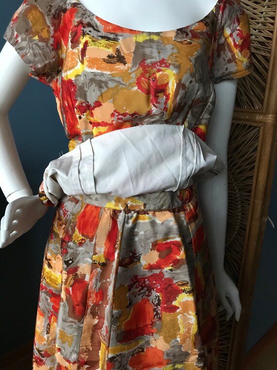 Two piece mid century modern dress! Wonderful Mid cen… - Gem