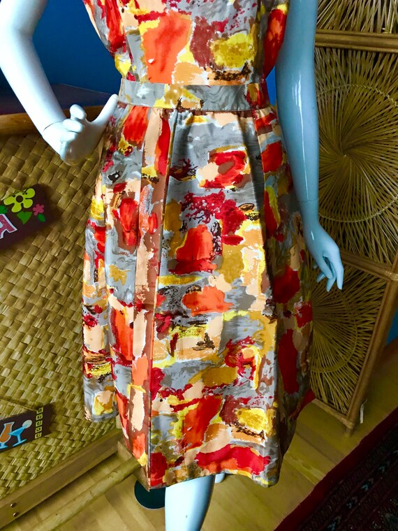 Two piece mid century modern dress! Wonderful Mid cen… - Gem