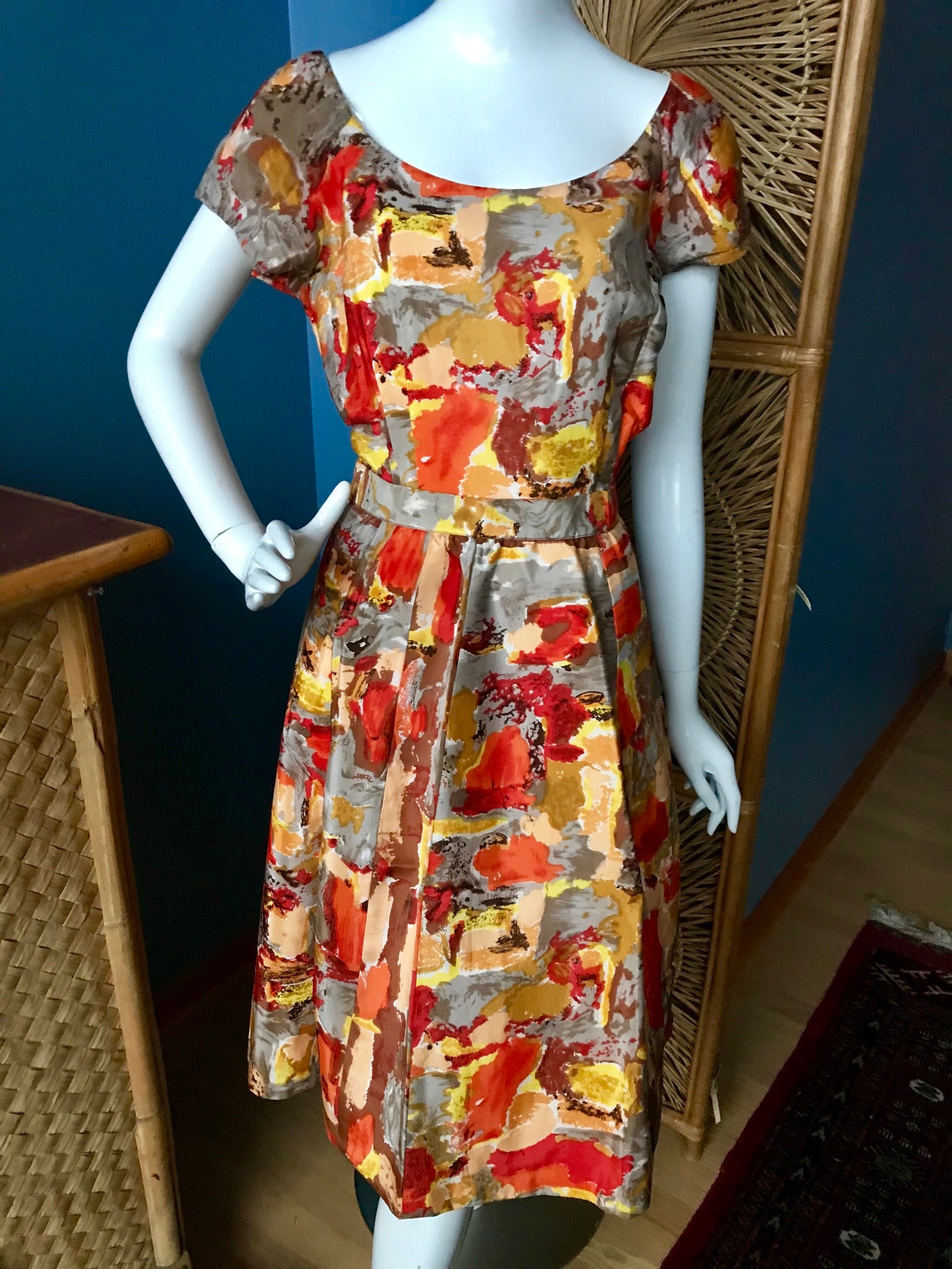 Two Piece Mid Century Modern Dress! Wonderful Mid Century Modern Beauty ...
