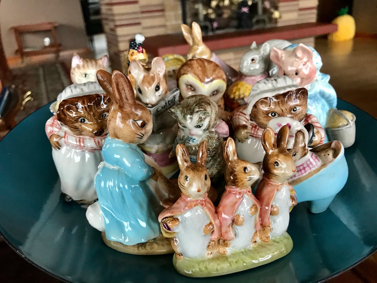 Adorable Vintage Beatrix Potter Ceramic Figurine. aunt - Etsy