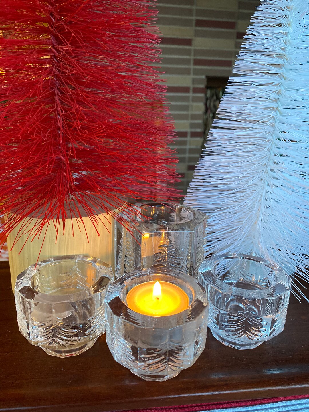 Lovely! Three Lovely Small Iittala Kuusi (spruce Tree) Design Candle ...