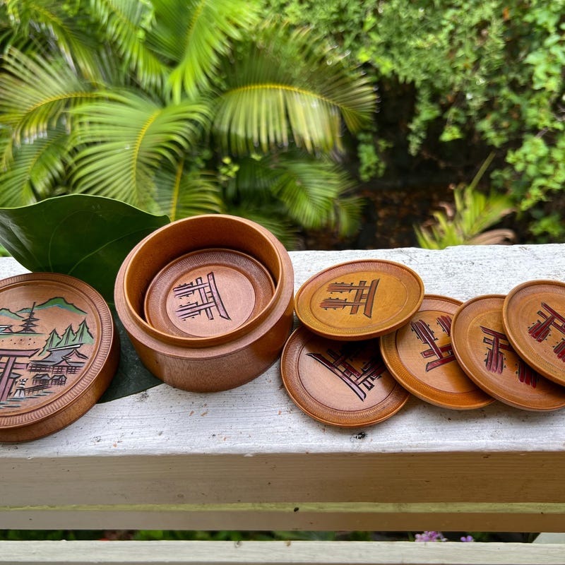 Japanese Coasters - Etsy