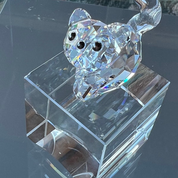 Swarovski Cat - Etsy