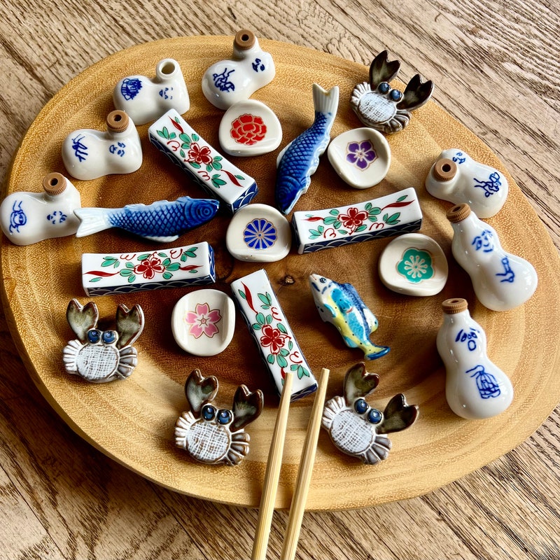 Ceramic Chopstick Holders - Etsy